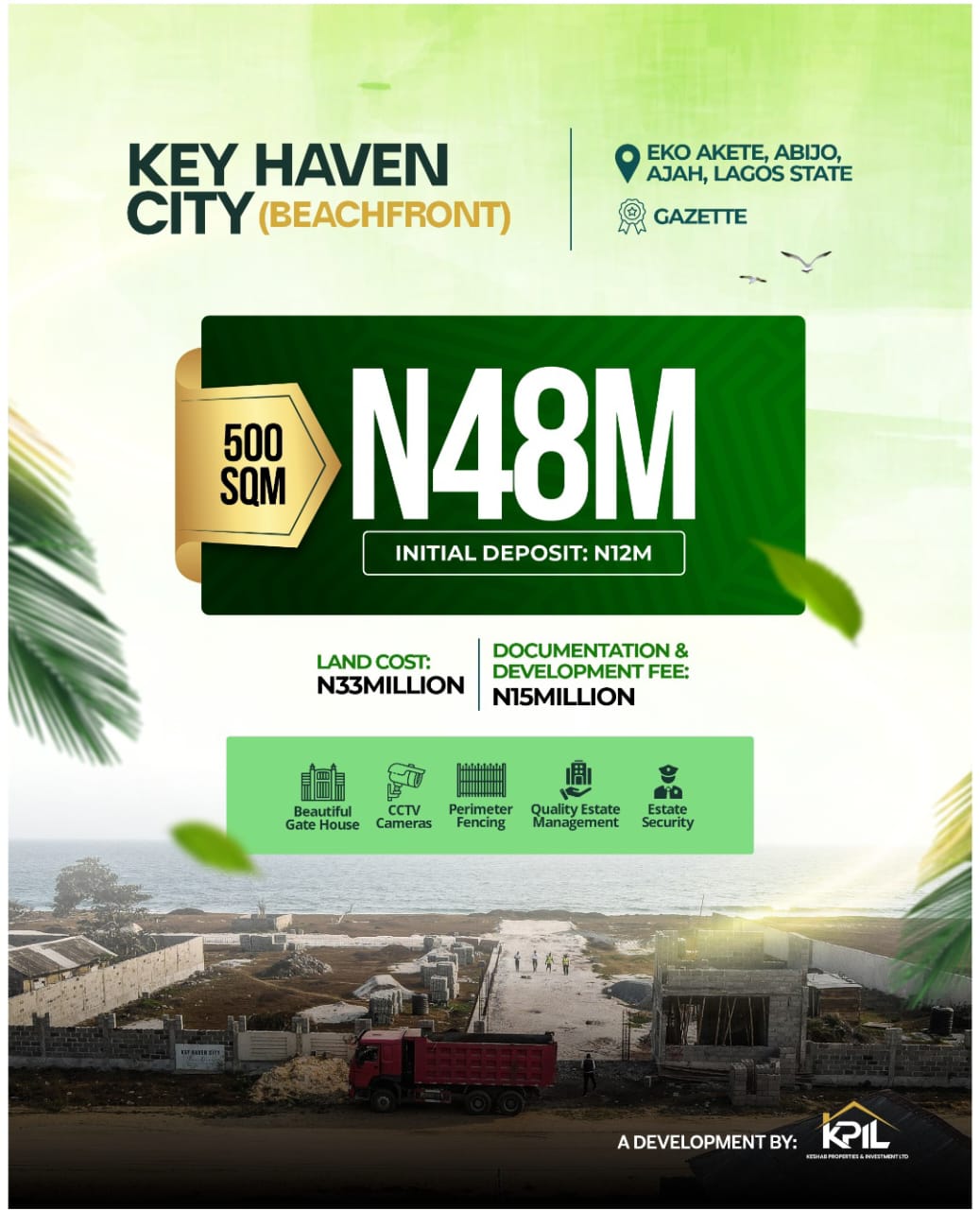 Key Haven City (Beachfront) - Keshab Properties & Investment Limited
